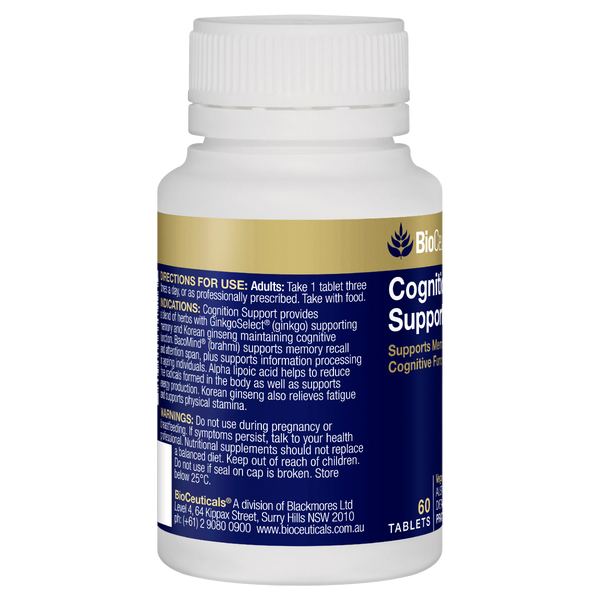 BioCeuticals Cognition Support 60 Tablets - Botanica Medicines