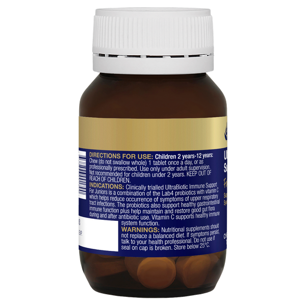 BioCeuticals UltraBiotic Immune Support For Juniors 30 Chewable Tablet ...