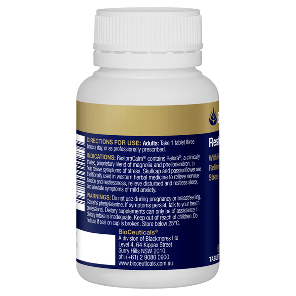 BioCeuticals RestoraCalm® 60 Tablets - Botanica Medicines