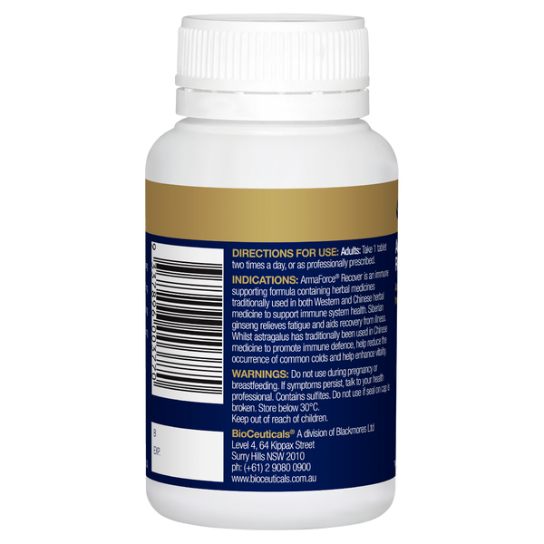 BioCeuticals ArmaForce® Recover 60 Tablets - Botanica Medicines