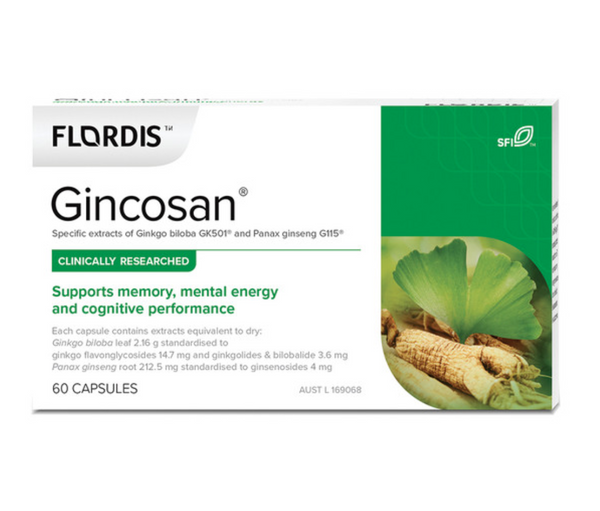 Flordis Gincosan 60 Capsules - Botanica Medicines